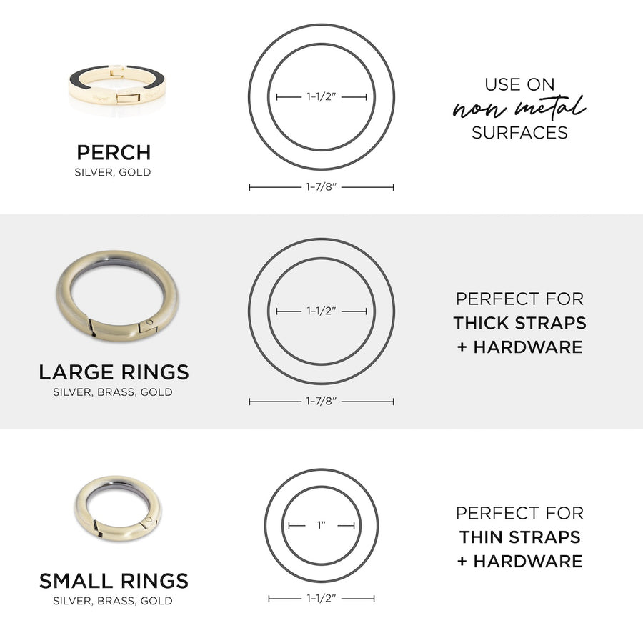 Large Polished Nickel Ring – Bagnet™